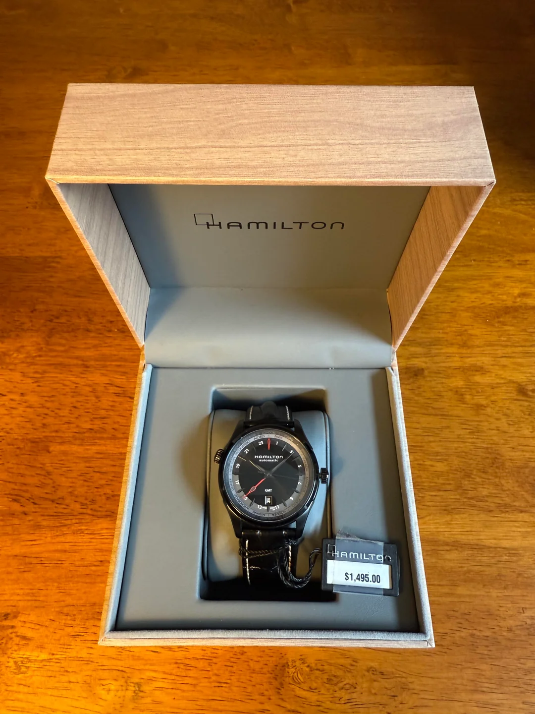 Hamilton Jazzmaster GMT Full Black Limited Edition #911/999