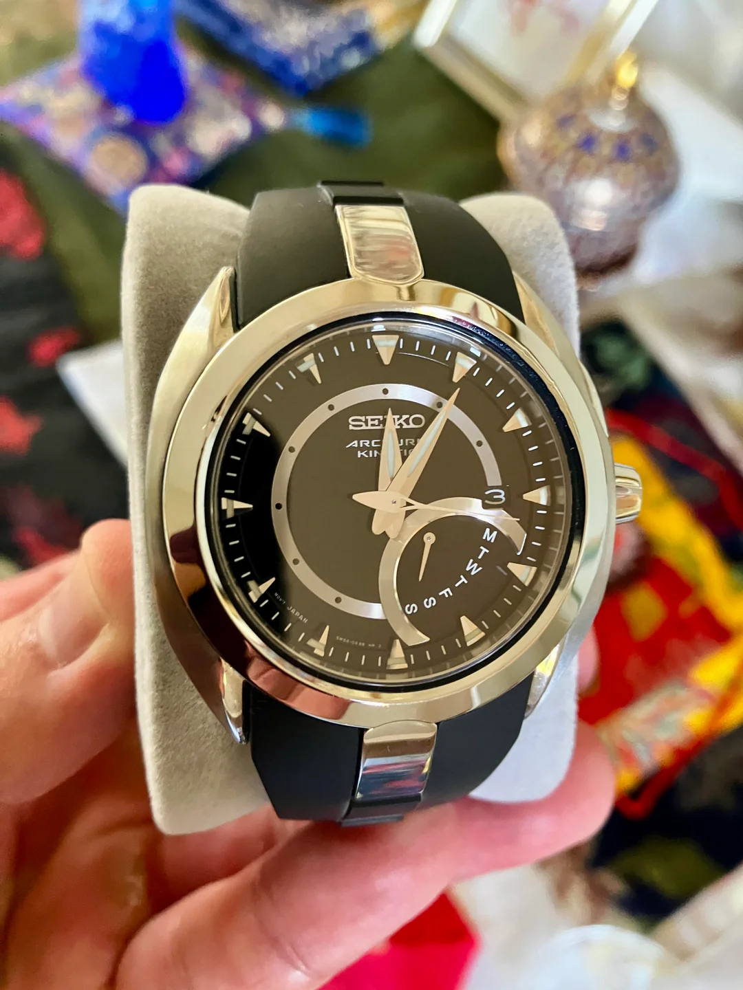 Seiko Arctura Kinetic Retrograde SRN013 5M54-0AB0 w/ brand new strap ...