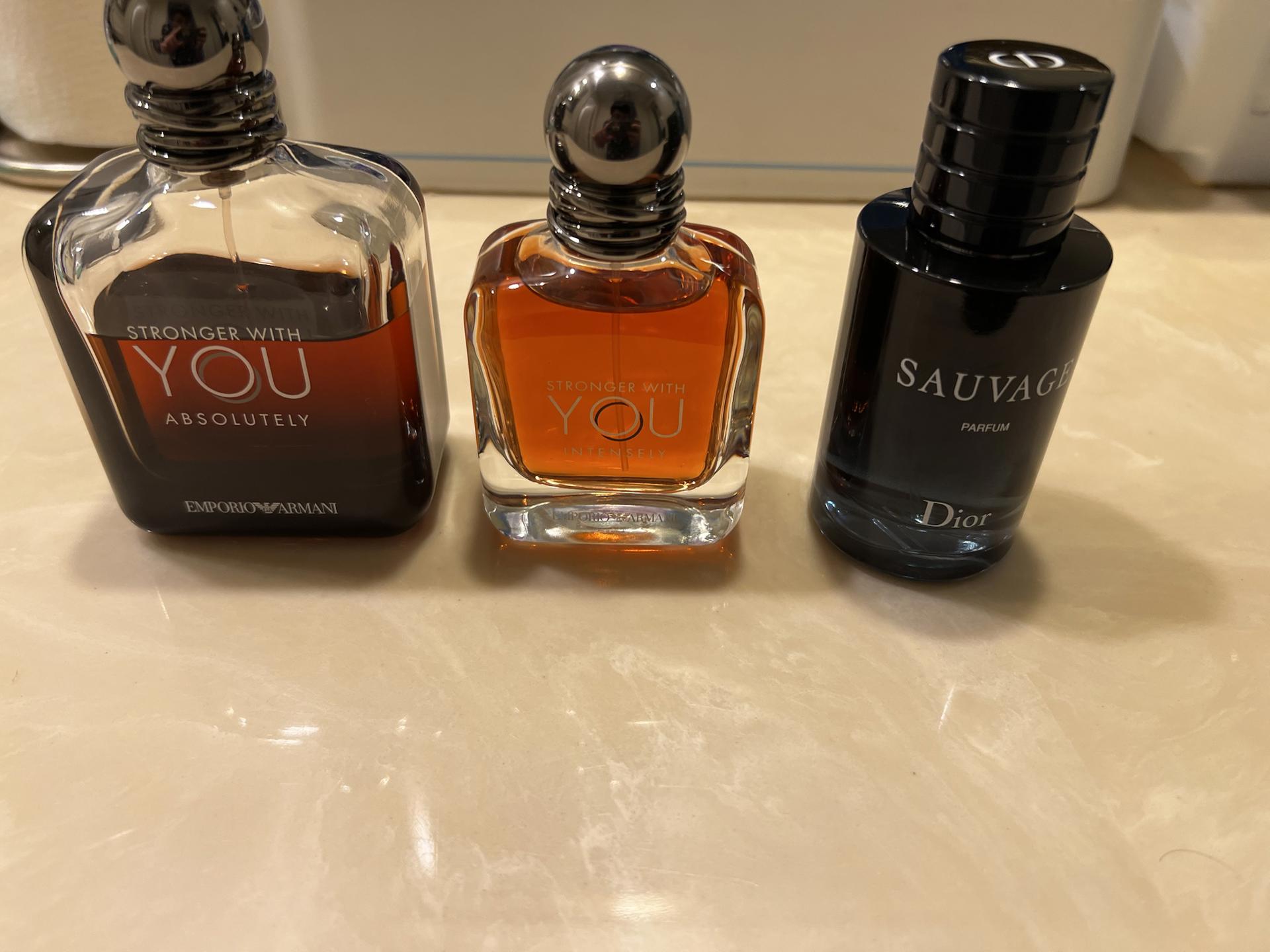 Stronger with you absolutely and intensely, Sauvage Parfum (bottle)