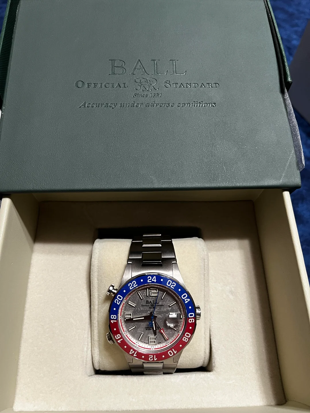 Ball Roadmaster Pilot GMT Meteorite Full Set