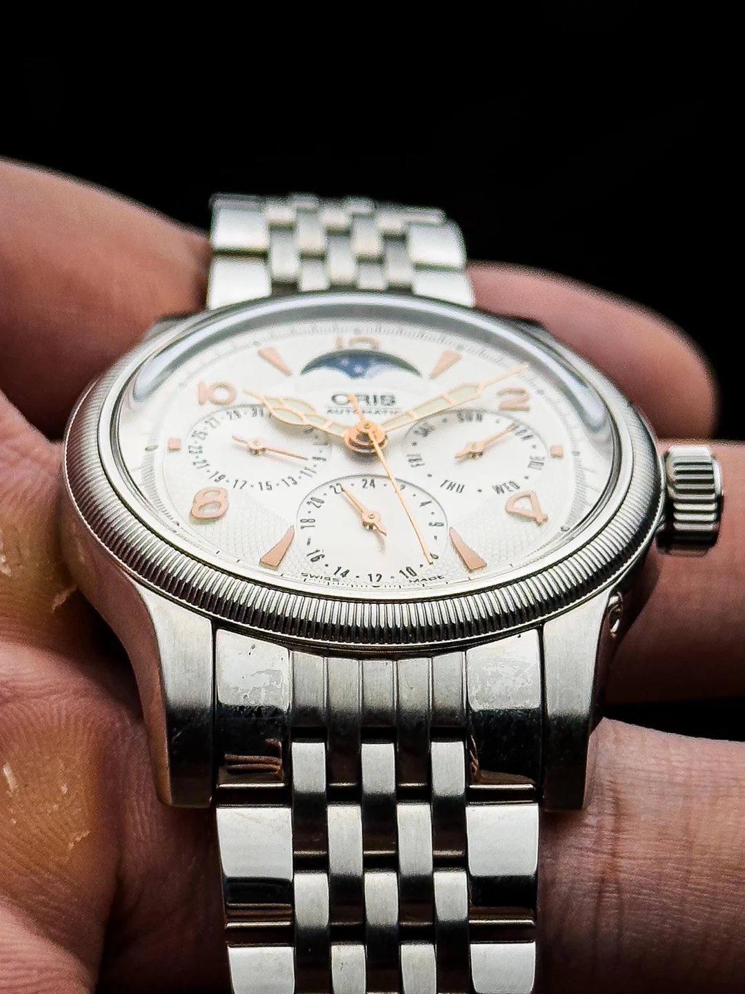 Discontinued Oris Big Crown Complication in All Stainless Steel ...