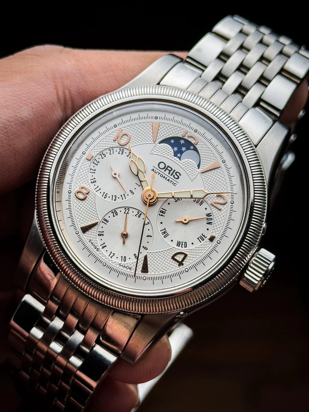 Discontinued Oris Big Crown Complication in All Stainless Steel ...