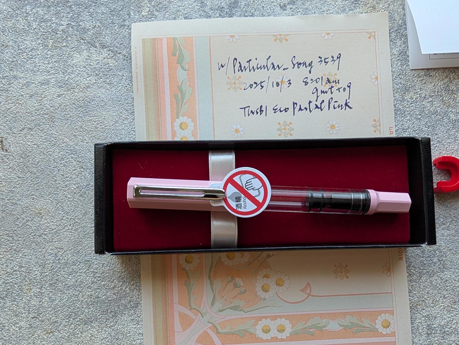(Japan) TWSBI ECO PASTEL PINK (Ship international)
