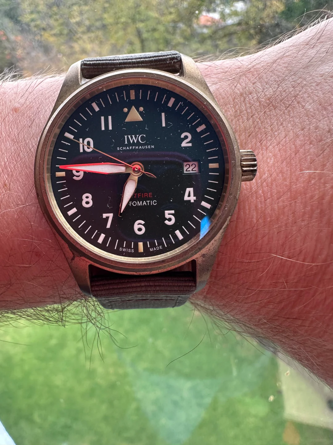 IWC Pilot’s Watch Spitfire Automatic Bronze (Ref. IW326802) — Full Set ...