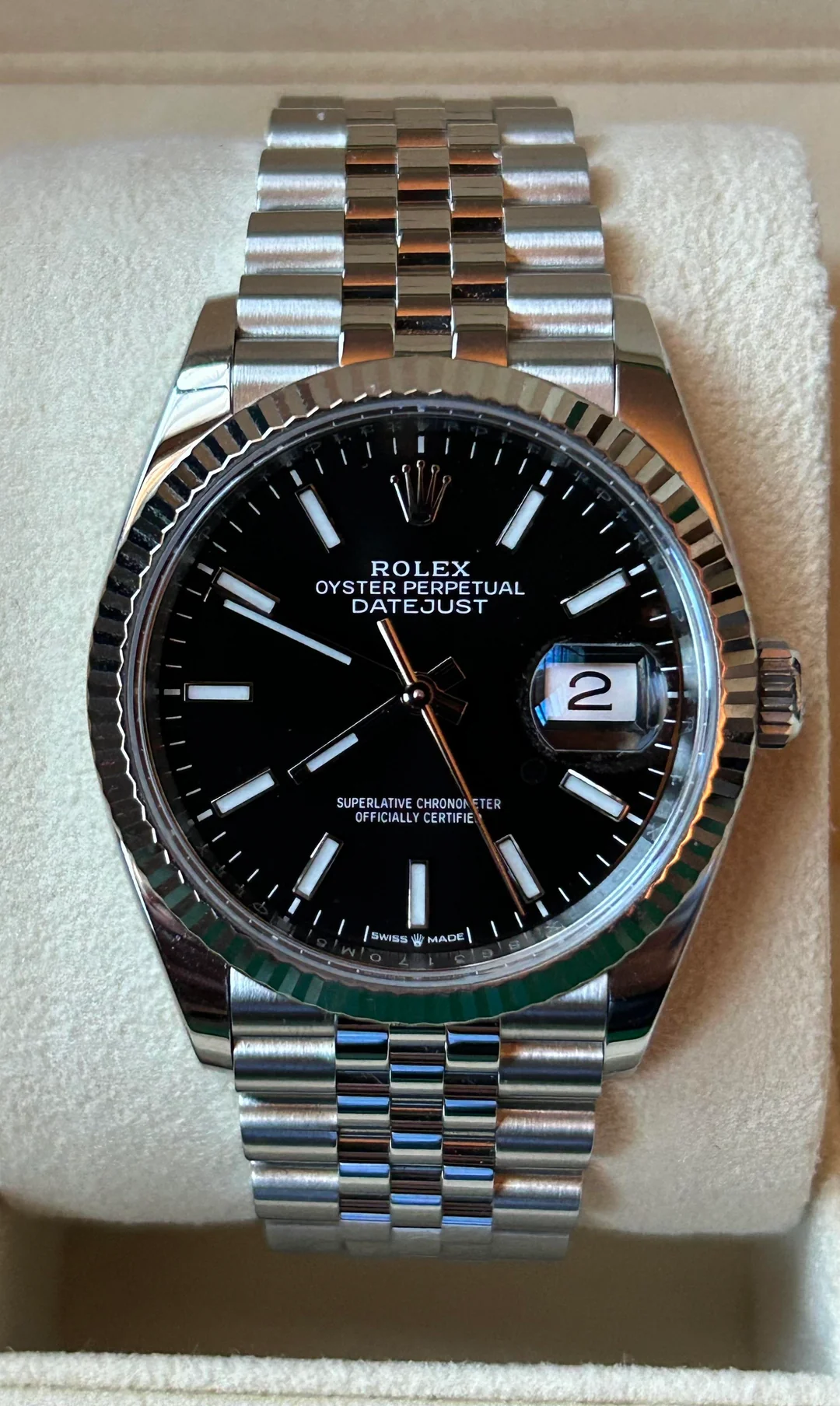 Rolex Datejust 126234 Jubilee Boxes + Card