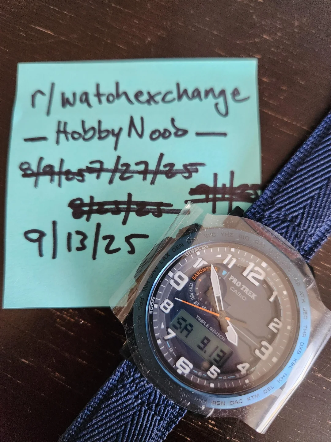 New Casio Pro Trek PRG601 $200