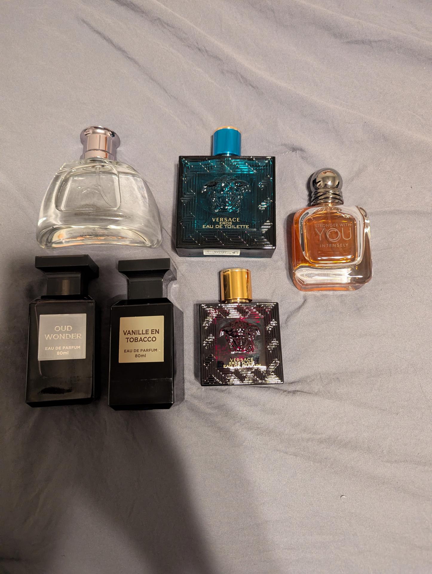 CHEAP! Versace, SWY Intensely, Tom Ford Clones, and a freebie (Bottle)
