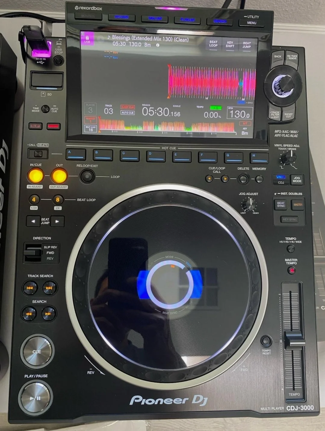 Pioneer DJ CDJ-3000 Multi-Players (Pair) w/ Decksaver Covers & Orig ...