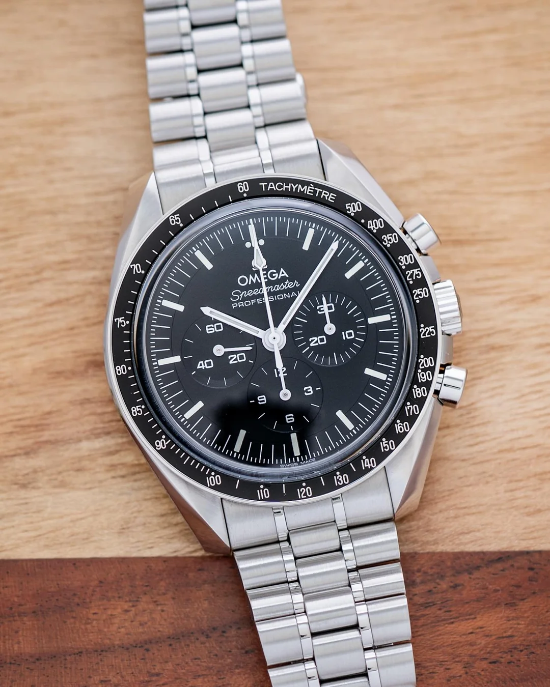 Omega Speedmaster Professional Moonwatch Sapphire Sandwich $6,299