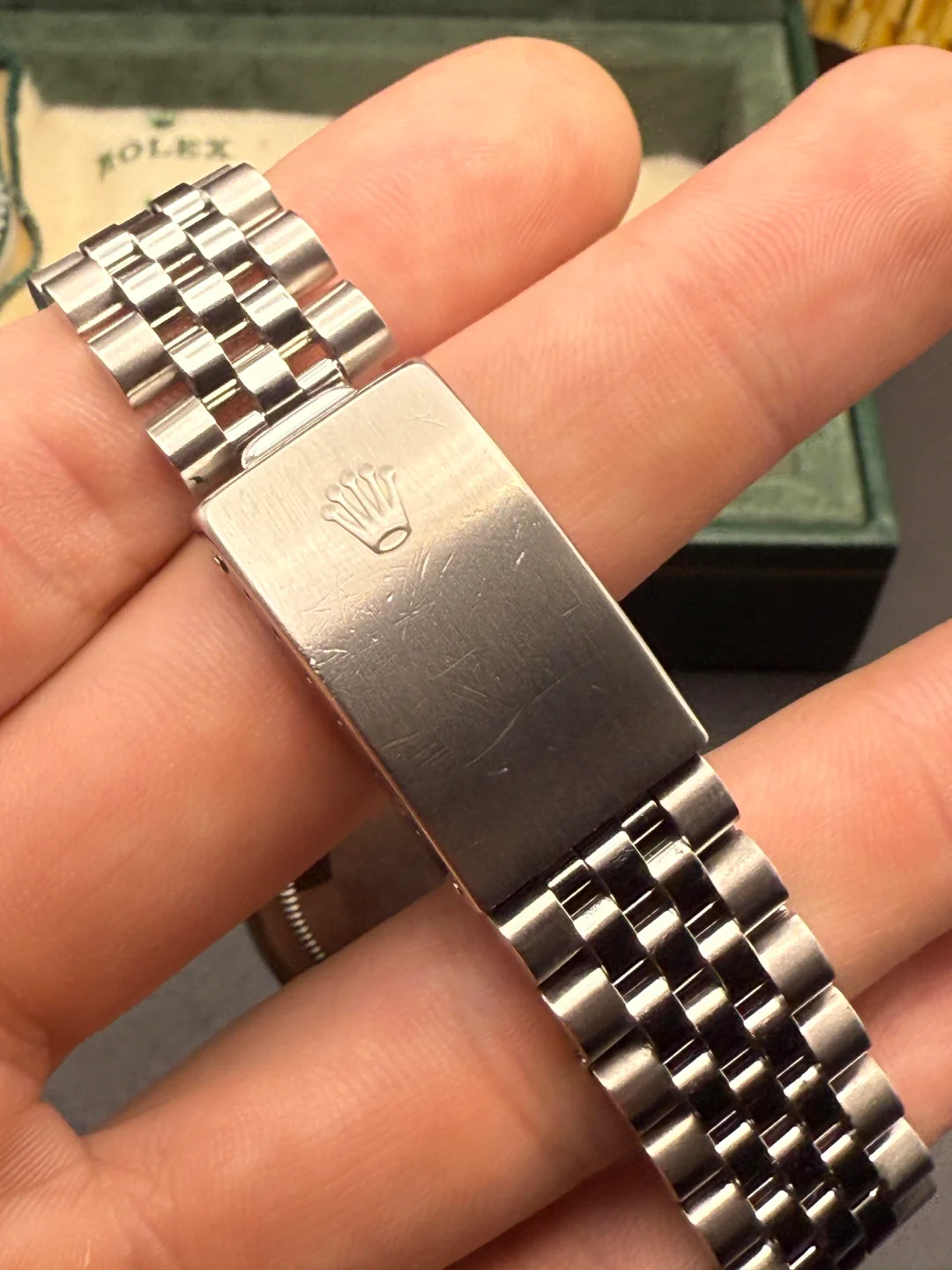 Rolex DateJust 16220 X Serial Grey Tapestry Box and Papers